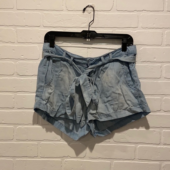 miami | Shorts | Light Blue Paper Bag Shorts | Poshmark